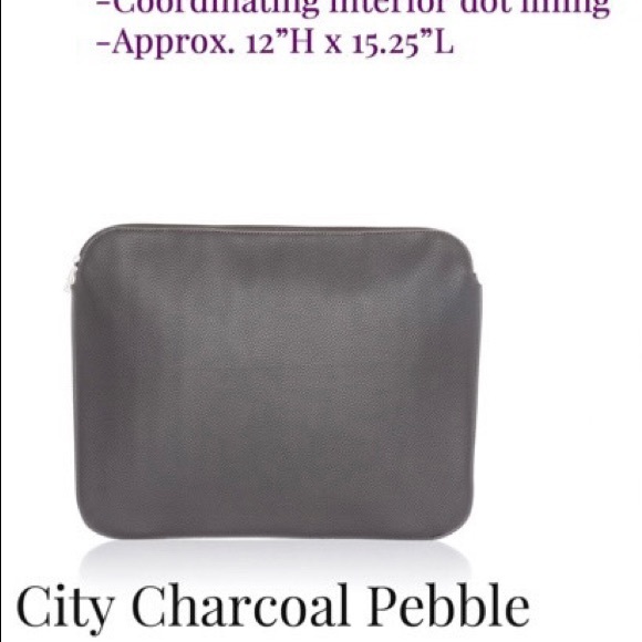 thirty-one | Bags | Thirty One Savvy Sleeve In City Charcoal Pebble ...
